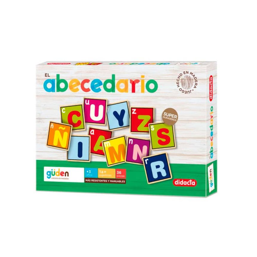 Juego El Abecedario En Madera Didacta – Vamos a Jugar